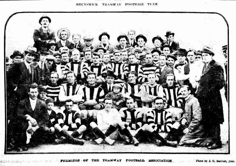 Flashback Friday - The early years of tramway football - Yarra Trams