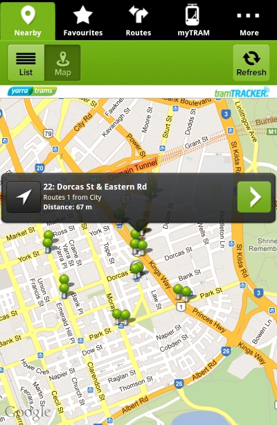 tramTRACKER now on Android - Yarra Trams